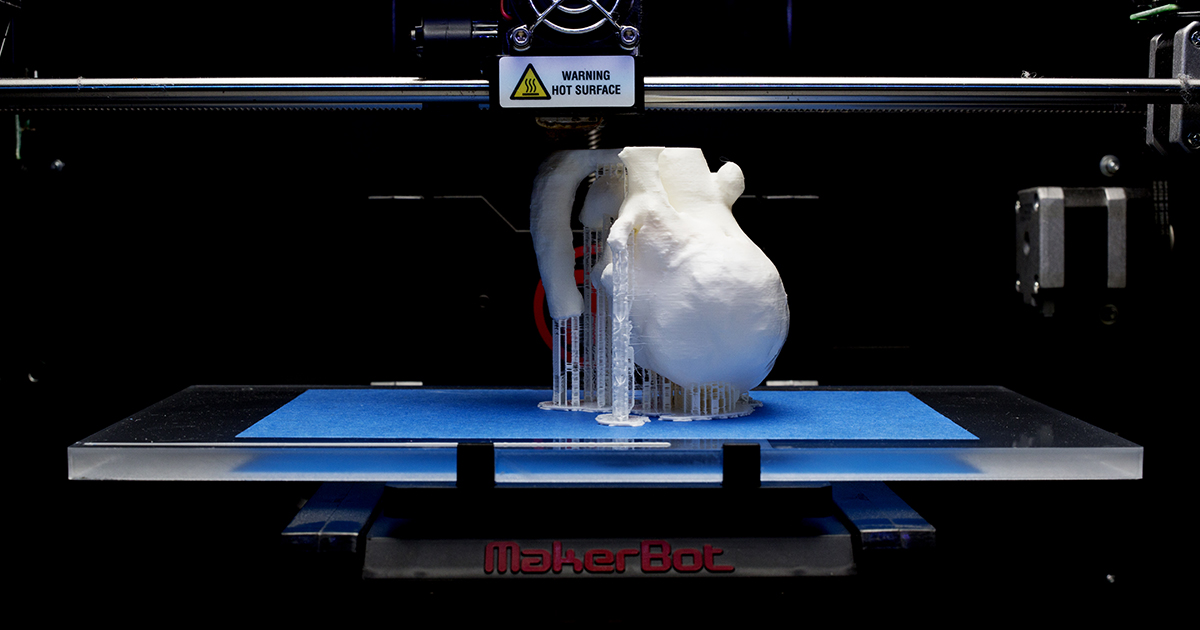 3d Printer Makerbot Heart
