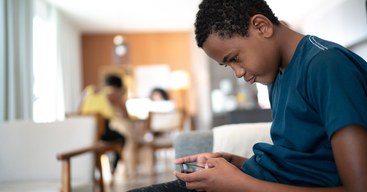 Black Teens Learning