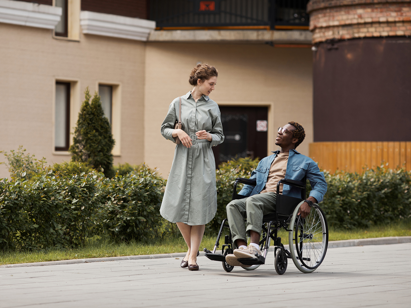 Multiple Sclerosis Patient Walking